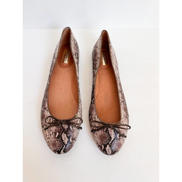 Halogen | Shoes | Halogen Womens Brown Snakeskin Embossed Leather ...
